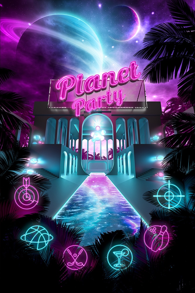 Planet Party – VIRTUAL ROOM